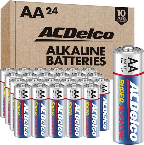 40 Count - ACDelco Super Alkaline AA Batteries - FAST FREE SHIPPING | eBay
