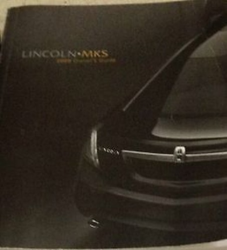 2009 Lincoln MKS Propriétaires Manuel Usine Neuf OEM Livre Canadien ...