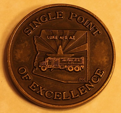 POL Luke AFB AZ Single Point of Excellence Air Force Challenge Coin | eBay