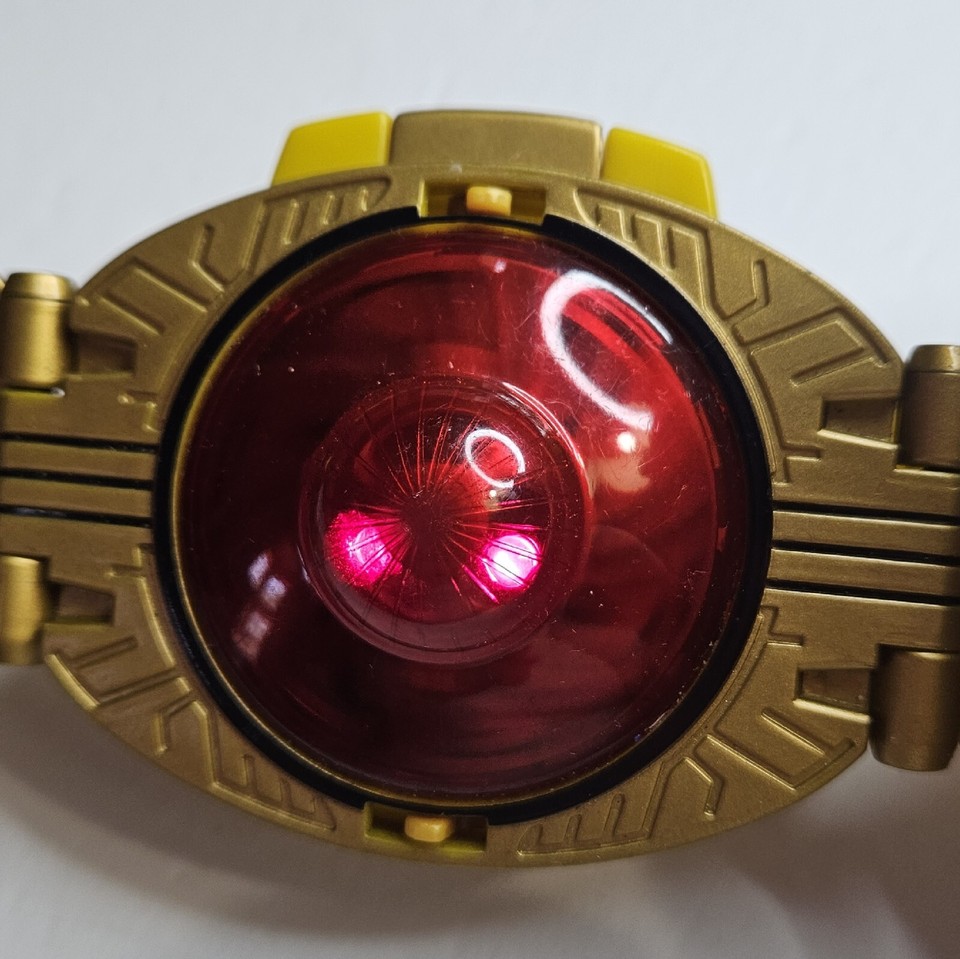 2001 Power Rangers Working Wild Force Red Ranger Battilizer Belt Buckle ...