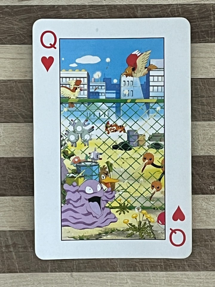 1998 Q-Boy Pokemon Pocket Monsters Poker Playing Card Singles | eBay