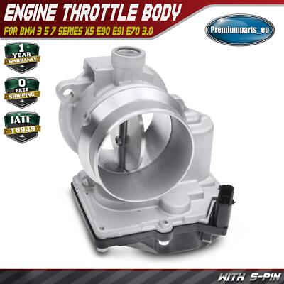 Throttle Body for BMW 3 5 7 Series X5 X6 E90 E91 F07 E70 3.0 ...