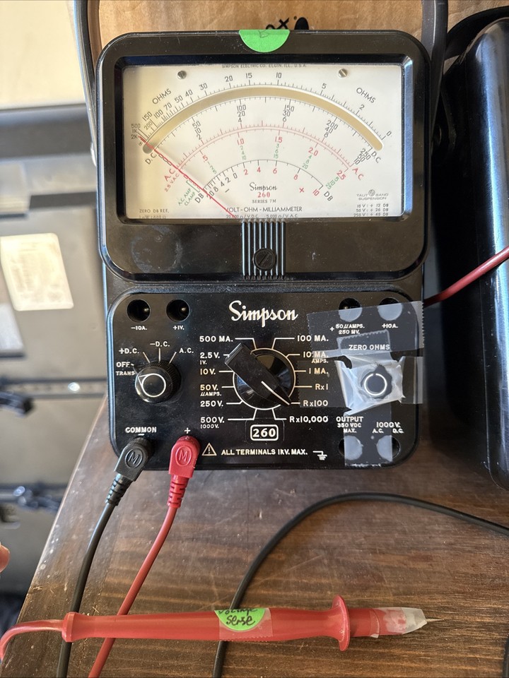 Simpson 260-8 Analog Multimeter | eBay