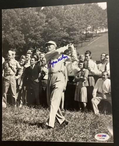 Byron Nelson Signed Photo 8x10 Golf HOF Autograph US Masters PGA Tour ...