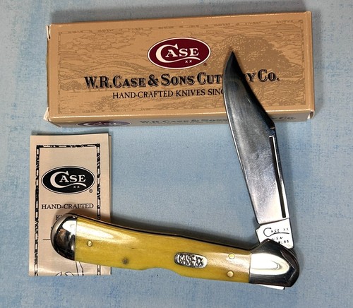 Case xx 61549L Yellow Smooth Bone CopperLock Pocket Knife 1998 | eBay