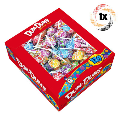 1x Box Dum Dums Original Assorted Flavor Lollipop Candy | 120 Pops ...