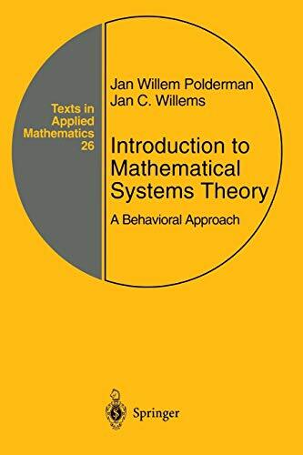 Introduction to Mathematical Systems Theory : A Behavioral Approach ...
