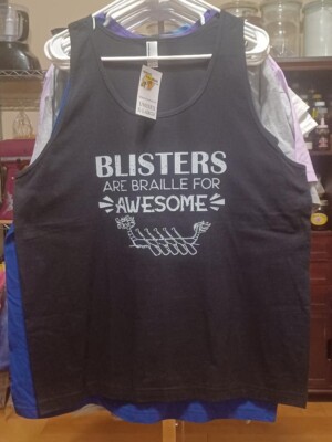 Blister are Braille Unisex Tank Dragon Boat Kayak SUP Paddle Surfing ...