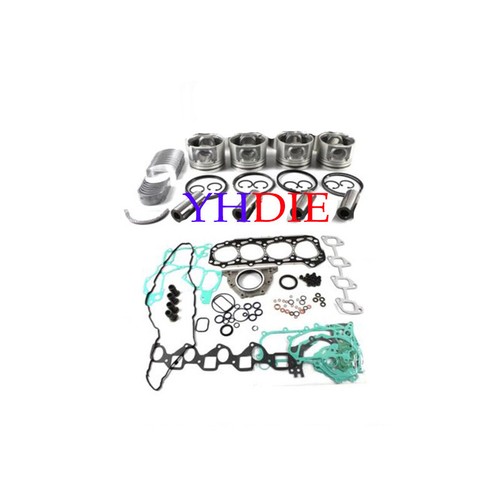 ZD30 Overhaul Rebuild Kit piston ring bearing gasket kit For Nissan ...