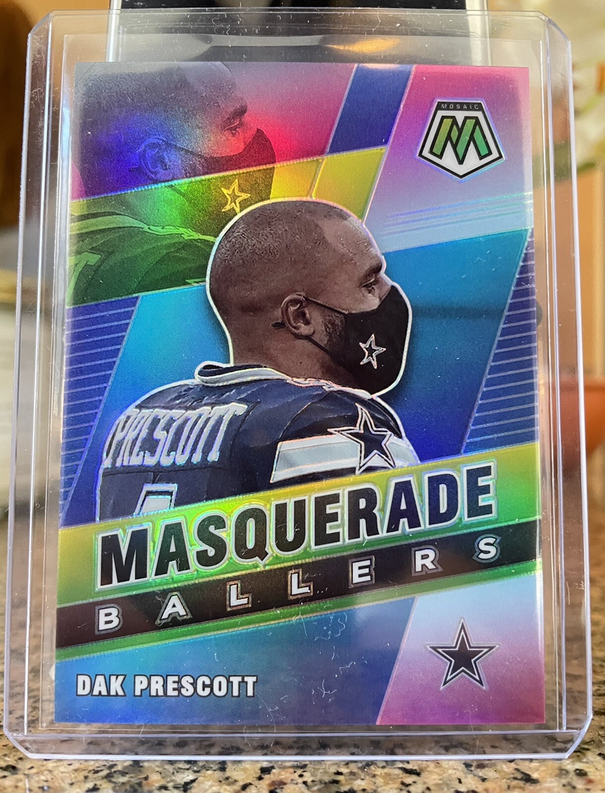 2021 Panini Mosaic Dak Prescott Dallas Cowboys Masquerade Ballers CASE ...