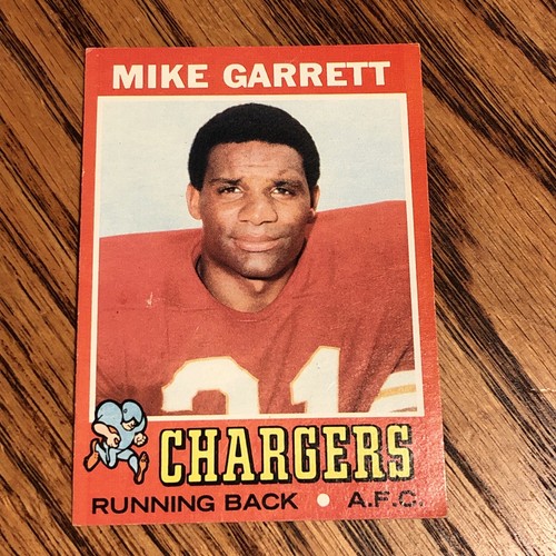 *1971 TOPPS MIKE GARRETT #119 SAN DIEGO CHARGERS FOOTBALL CARD (WAX ...