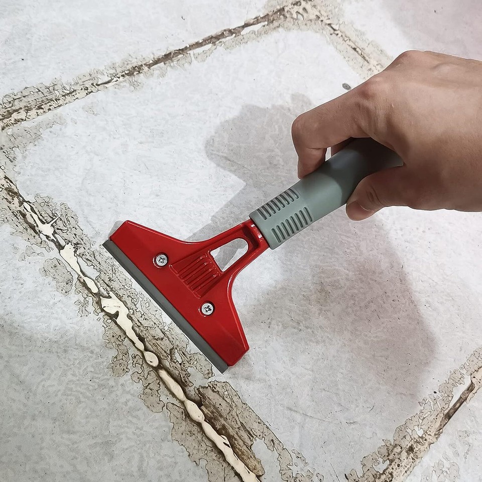 Extendable Long Grip Razor Blade Scraper 4 Inch Scraper Tools for Glass ...