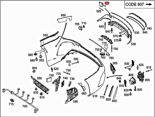 Genuine MERCEDES C117 X117 CLA Coupe C117 Cover towing eye 1178850601 ...