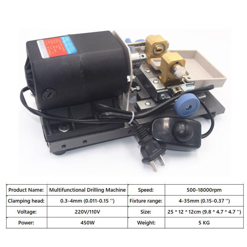 Holing Machine Jewelry Lapidary Tool Pearl Beads Drilling Driller Punch ...