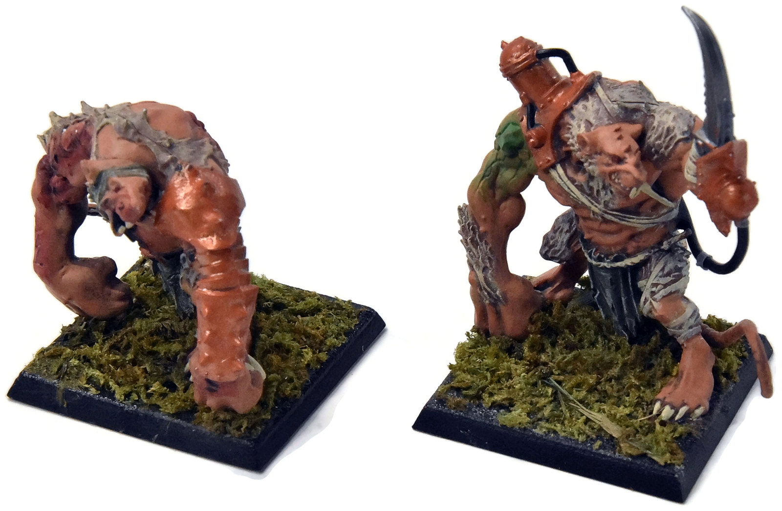 SKAVEN 2 Rat Ogres #8 island of blood Warhammer Fantasy | eBay