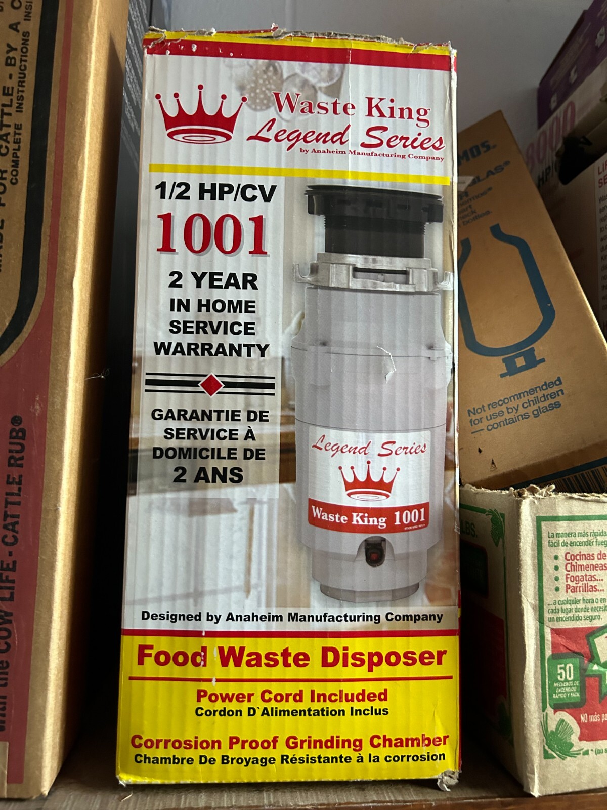 Waste+King+L-1001+Garbage+Disposal+with+Power+Cord for sale online | eBay
