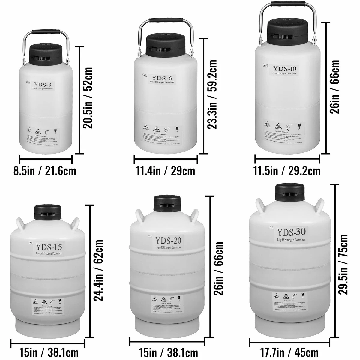 Dewar Liquid Nitrogen Container