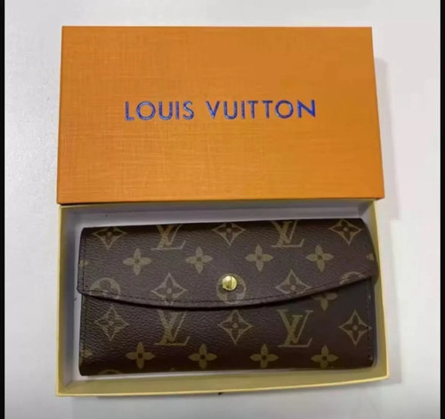 Louis Vuitton Portefeuille Sarah Monogram Long Wallet Brown Authentic ...