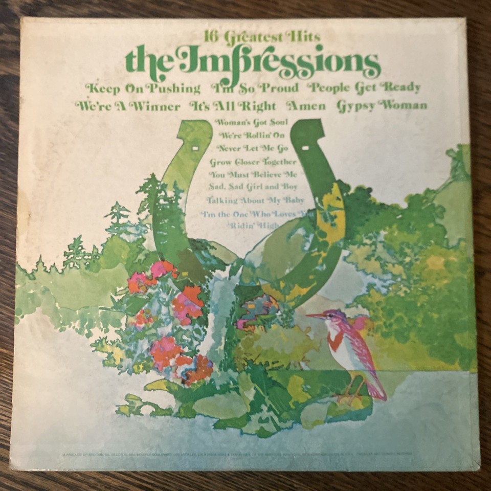 The Impressions 16 Greatest Hits Vinyl LP Orig Record VG | eBay