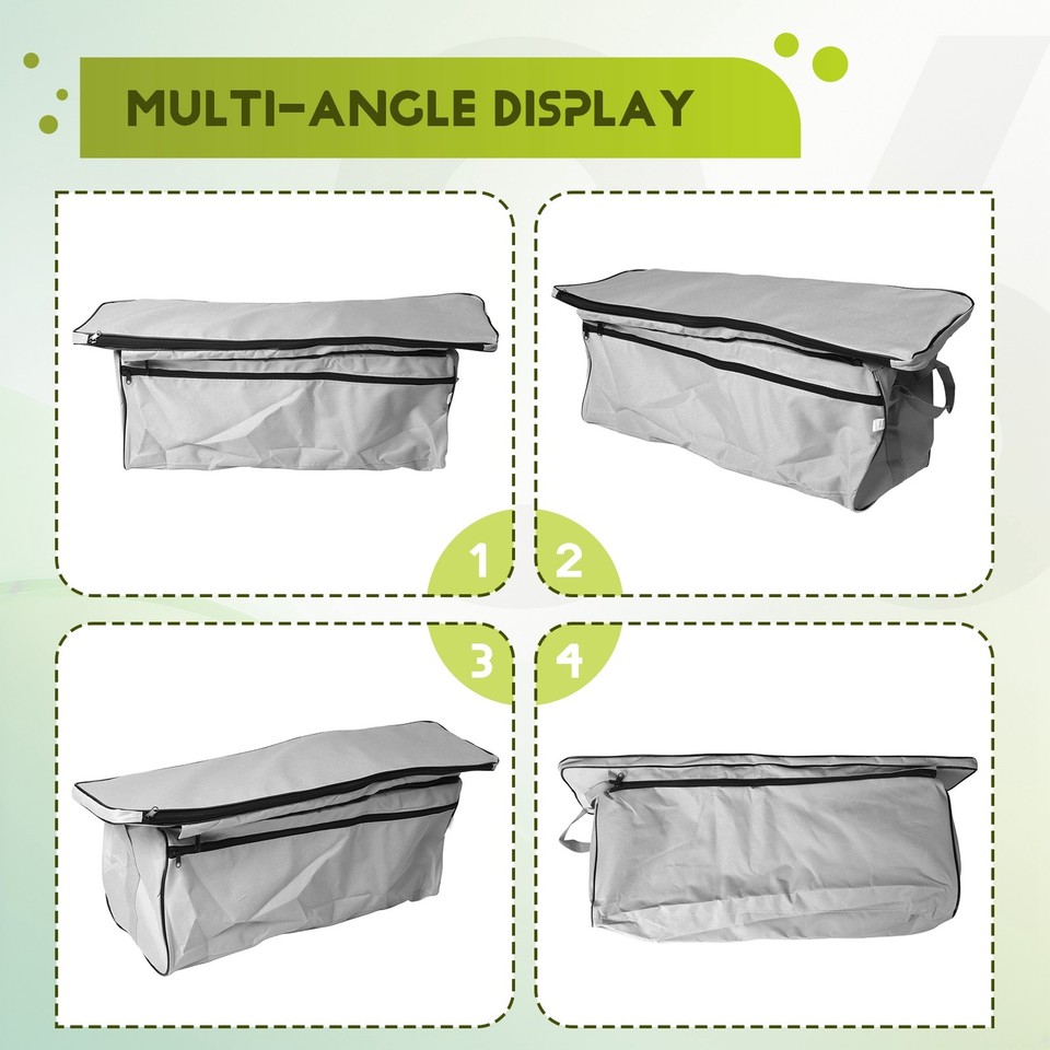 Canoe Inflatable Boat Storage Bag with Padded Cushion Bag Storage ...