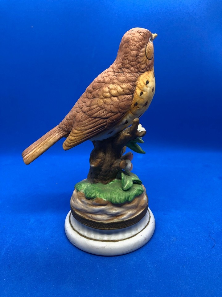 Vintage 6" Thrush Bird Porcelain Figurine | eBay
