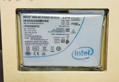 Intel DC P4500 Series 2tb SSD NVMe 2.5" SSDPE2KX020T701 Solid State ...