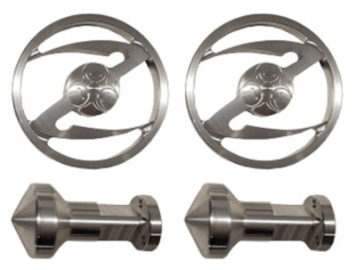 Tab Performance Aluminum 4.5" Zombie Ring w/ Cone Harley Exhaust Tip ...