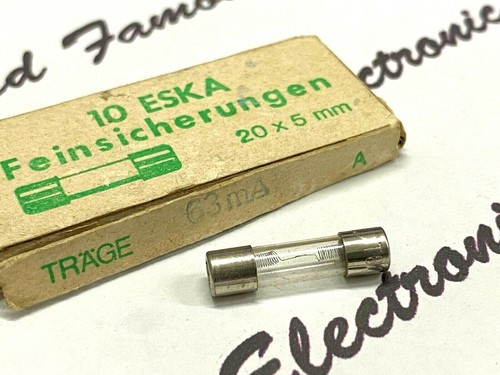 1pcs - ESKA T 63mA 250V 5x20mm Fuse | eBay
