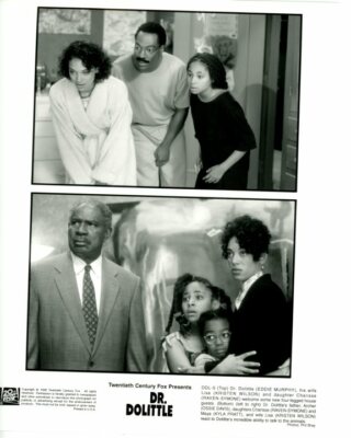 DR. DOOLITTLE EDDIE MURPHY RAVEN SYMONE OSSIE DAVIS Original 8x10 Press ...