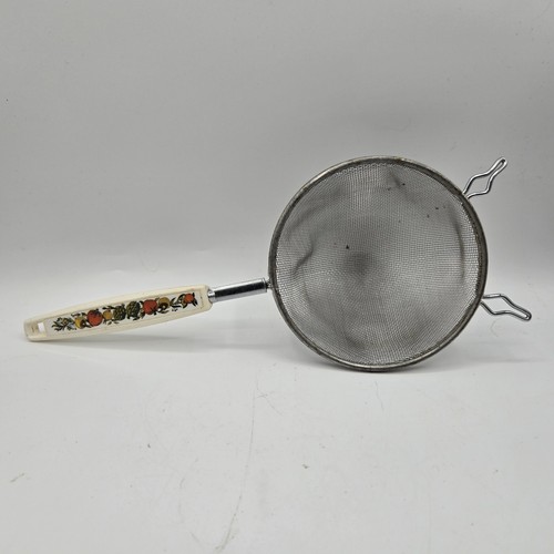 Vintage Ekco Mesh Strainer Sifter Spice Of Life Plastic Handle Kitchen ...