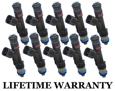Genuine Bosch set of 10 Fuel Injectors for Ford Lincoln Mercury 4.6L 6 ...