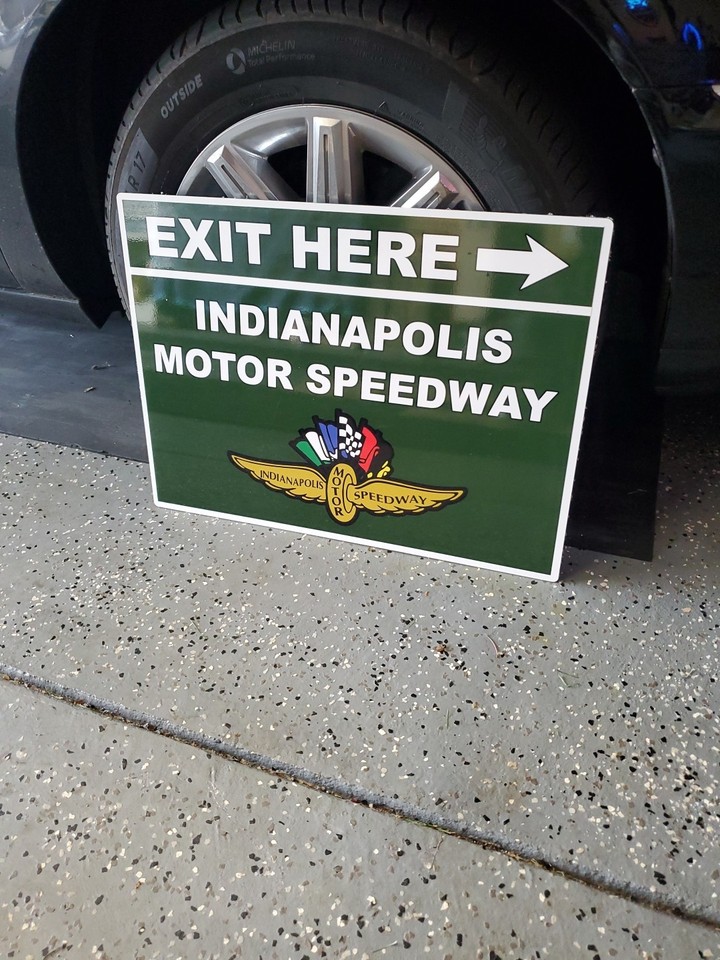 Indy 500 Sign Indianapolis Motor Speedway Josef Newgarden Hand Made IMS ...