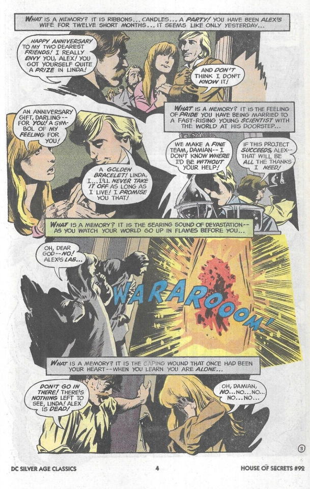 House of Secrets Comic 92 DC Silver Age Classics Reprint 1992 Dick ...