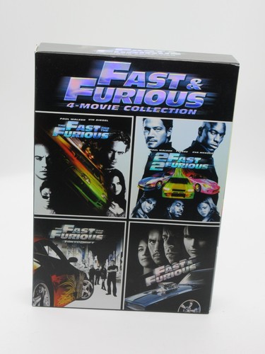 Fast And Furious 4-Movie Collection (2009, 4-Disc DVD Box Set ...