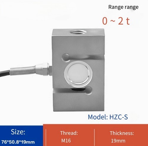 Load Cell Force Measuring Pull and Pess S-type Pressure Sensor Pound ...