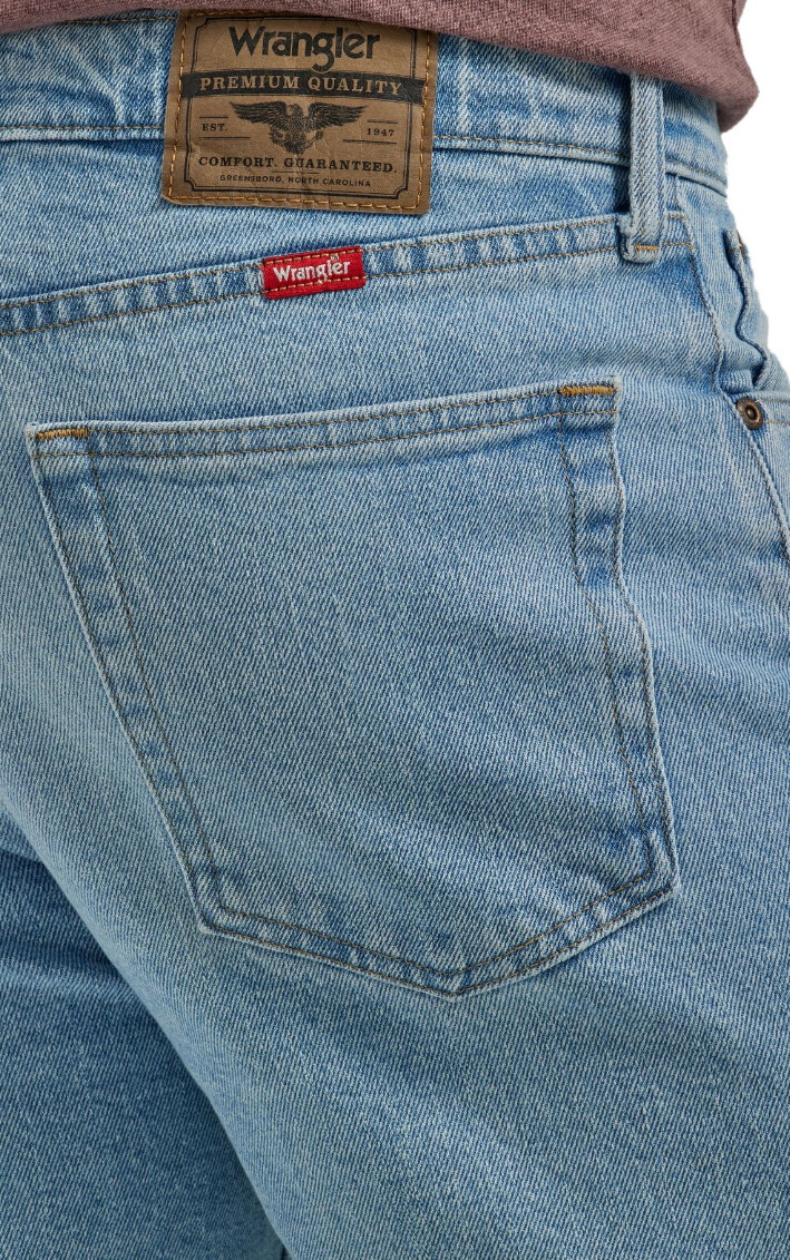 Men’s Wrangler Five Star Relaxed Fit Denim Shorts | eBay