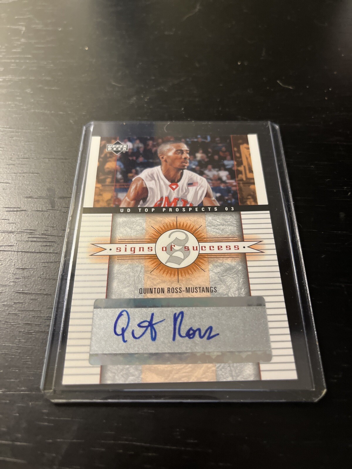 2003 04 UD Top Prospects Quinton Ross Signs of Success Auto Autograph ...