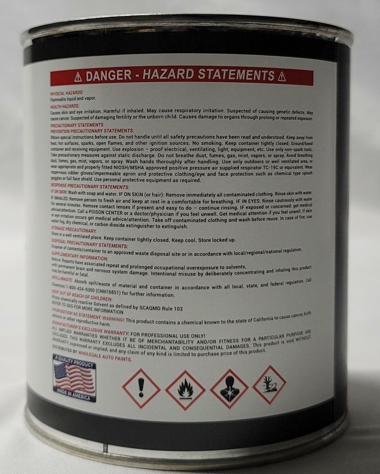 # PR4 Flame Red Dodge Jeep Ram Single Stage Acrylic Enamel Quart ...