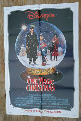 One Magic Christmas Disney Original 1 Sheet Movie Poster 1985 | eBay