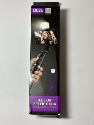 Q02s Magic SNAPSHOT Fill Light Live Broadcast Selfie Stick Tripod NIB ...
