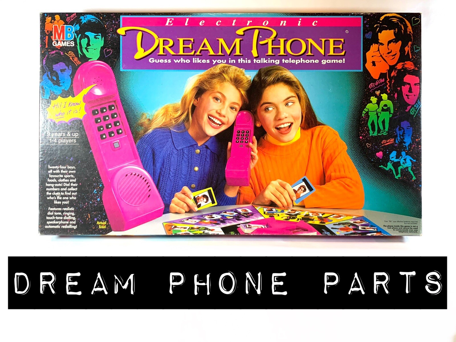 VINTAGE 1992 MB Games Electronic Dream Phone Board Game SPARE PARTS | eBay