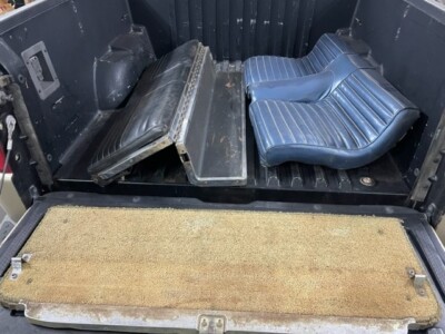 1965 1966 1967 1968 Mustang Fastback Rear Fold Down Seat with Side/Sail ...