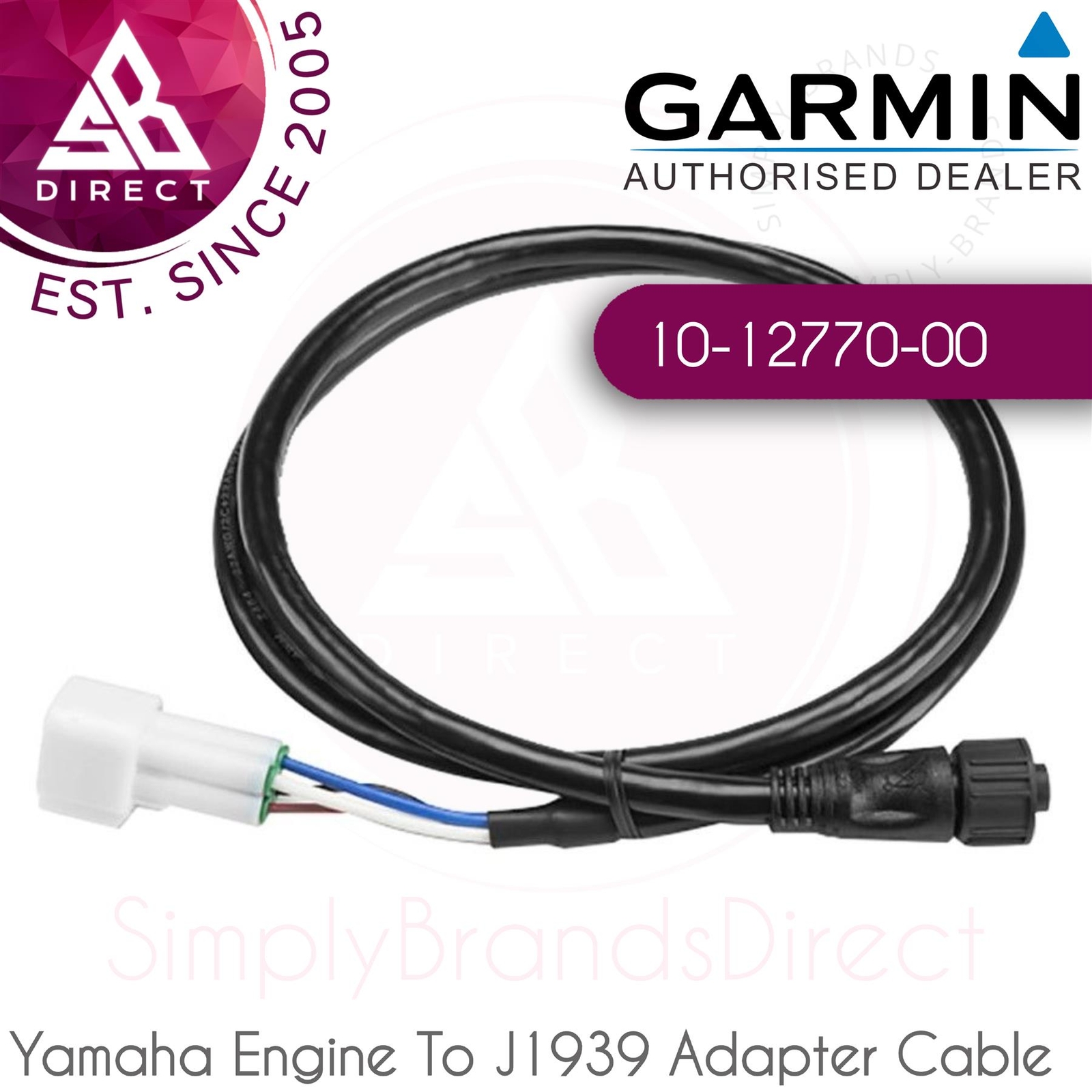 Garmin Yamaha Engine Bus to J1939 Adapter Cable│MarineGPS Accessory│010 ...