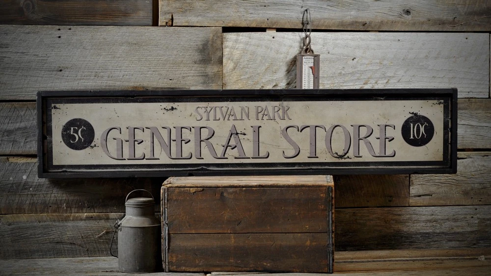 Vintage General Store Sign