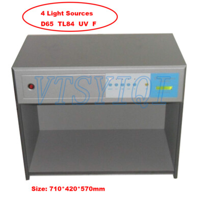Color Matching Light Box Color Assessment Cabinet 4 Light Sources Light ...