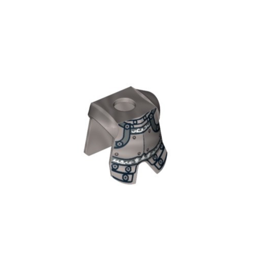 LEGO Armor Breastplate with Leg Protection with Heroic Knight Pattern ...
