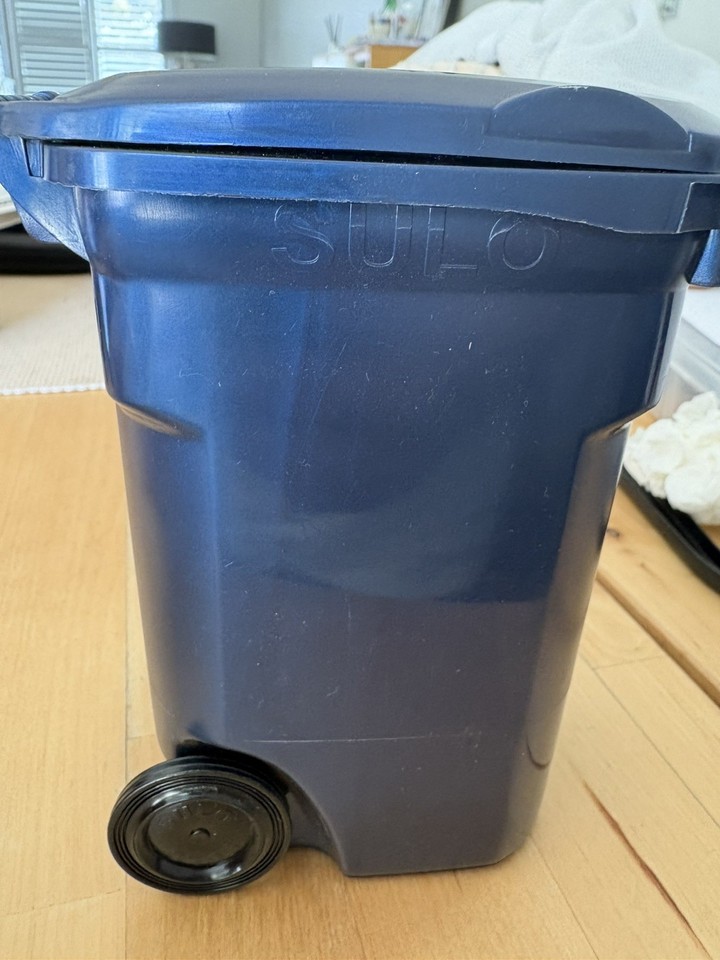 Mini Sulo 360l KOM Wheelie Bin Metallic Blue - Rare | eBay Australia