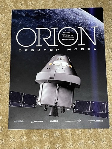 NASA Orion Satellite Cardboard Paper Desk Model 2018 DIY Lockheed Kit ...