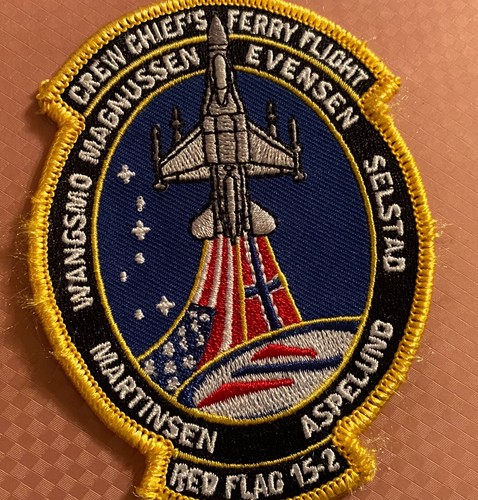 NORWAY AIR FORCE PATCHES - NATO RED FLAG PATCH | eBay