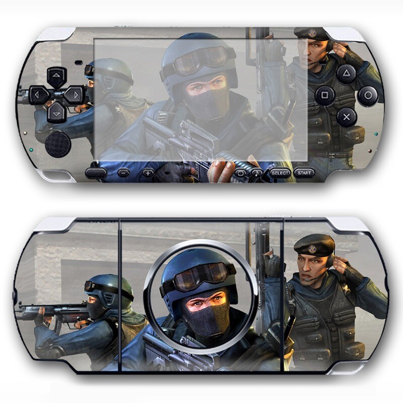 Skin Sticker for Sony PSP 3000 Decal Wallpaper Skull 108 Vinyl Console ...